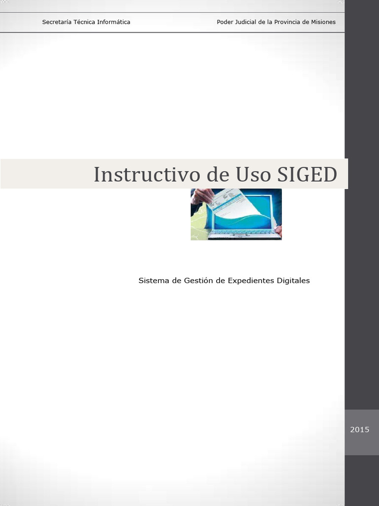 Instructivo de Uso SIGED-LABORAL | PDF | Contraseña | Usuario (informática)