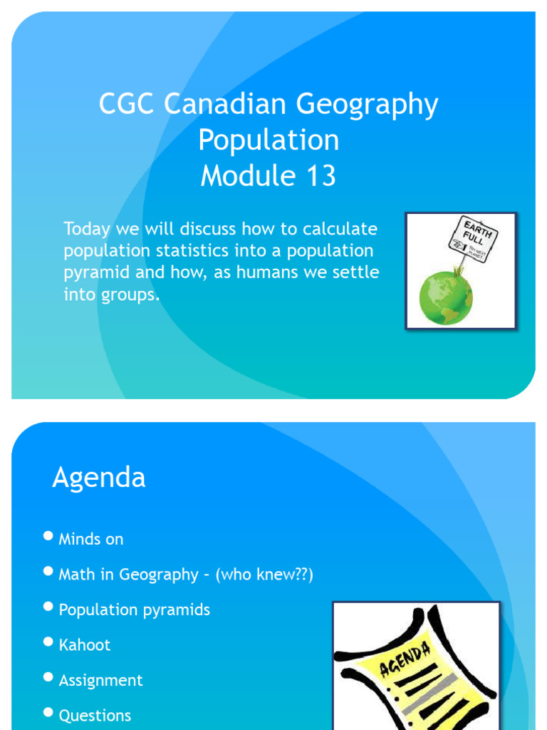 CGC Module 13 Live Meeting Part 2 Population Density | PDF | Human ...