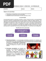 Clasificación de Tipos de Personajes | PDF