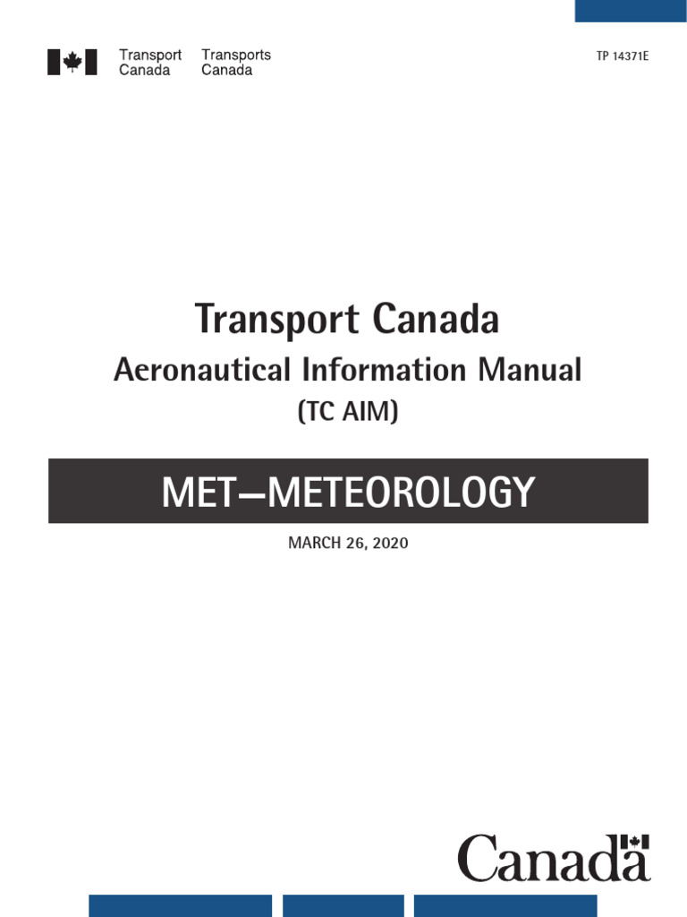 Aim 2020 1 E Met Pdf Meteorology Aviation