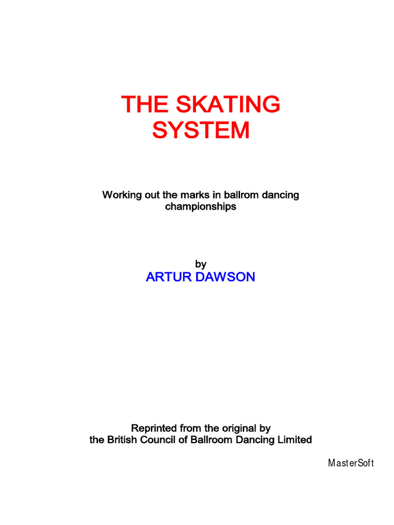 Skating System | PDF
