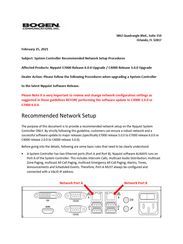 Nqy Bogennetwork - Setup - Guidelines - V2 | PDF | Ip Address | Domain Name System