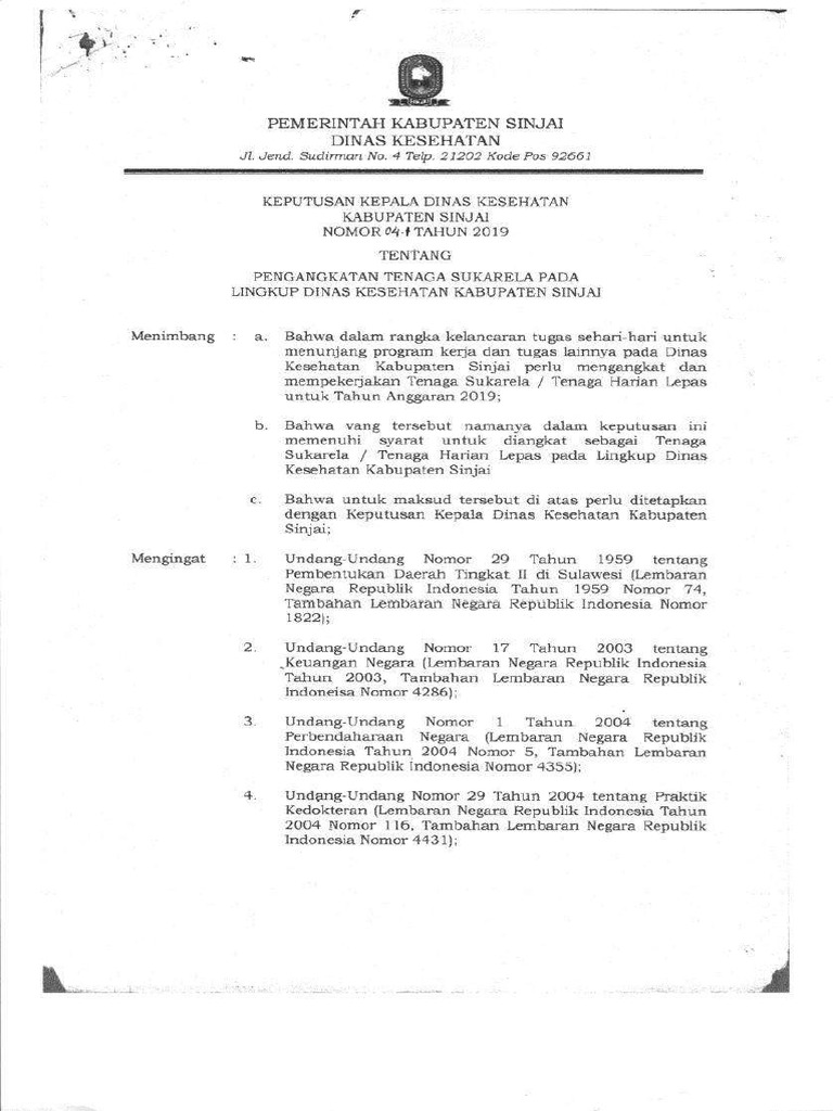 SK DINAS 2019 - Compressed | PDF