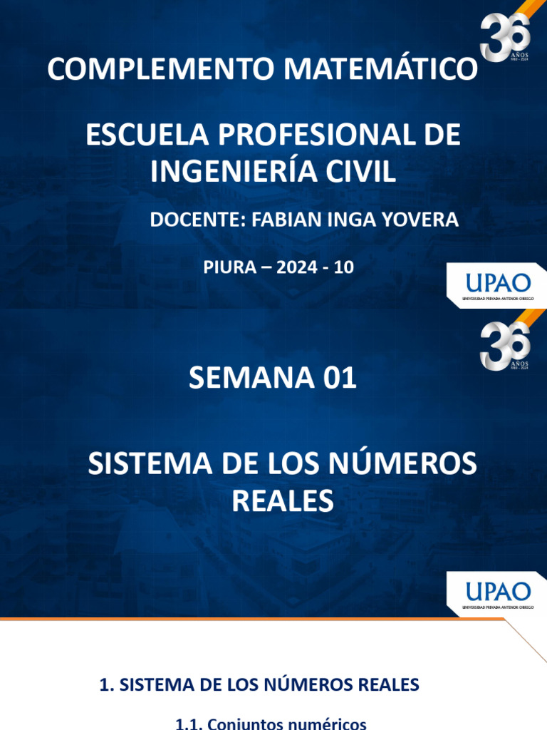 SESION01 | PDF | Número Real | Número racional