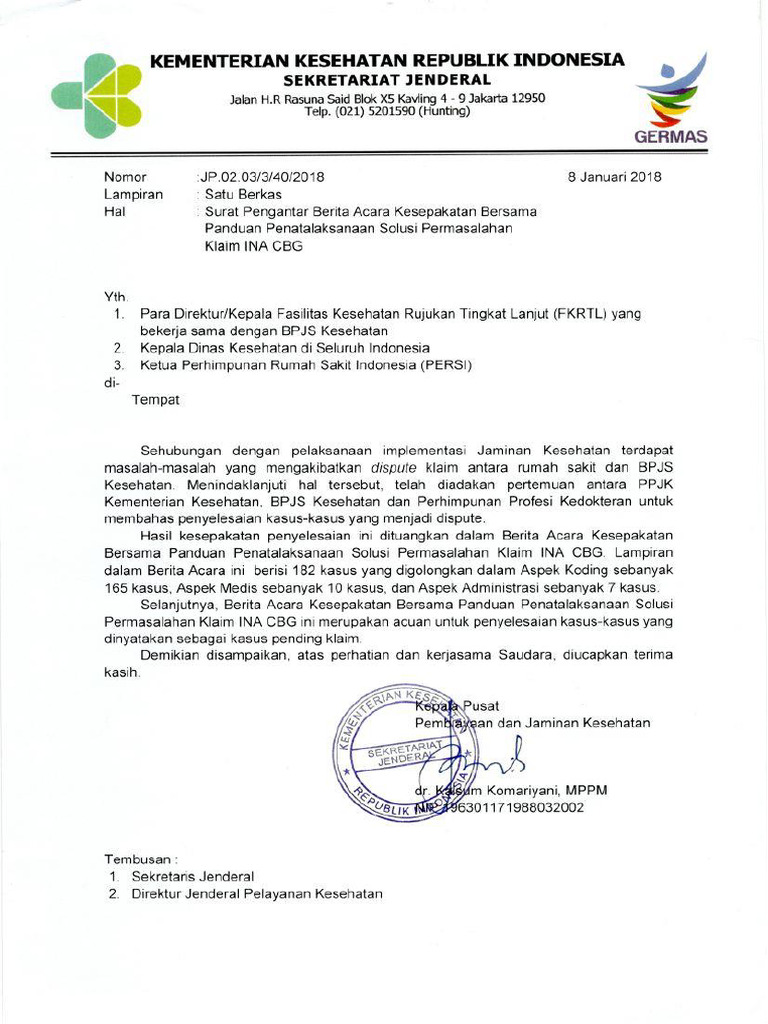 Ba Pending Klaim-2018 | PDF