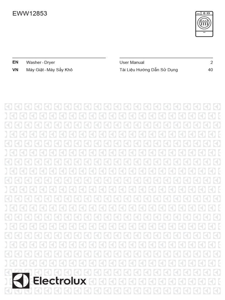 Electrolux EWW12853 Washer-Dryer | PDF | Laundry | Washing Machine