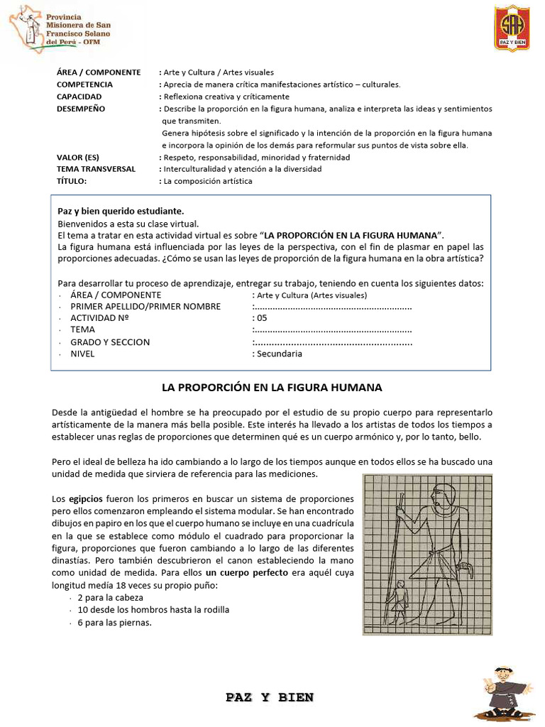 La Proporción En La Figura Humana Pdf