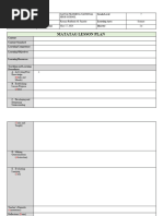 MATATAG DLL Blank Template | PDF | Learning | Cognitive Science