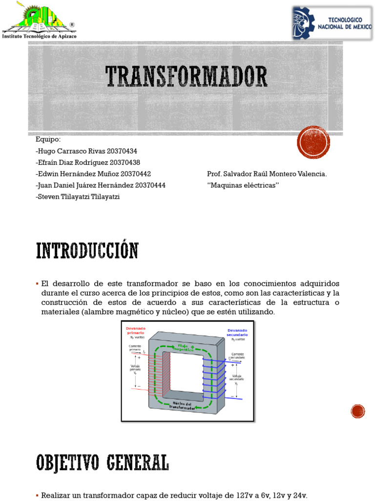 Contruccion Del Transformador | PDF | Transformador | Inductor Contruccion Del Transformador | PDF | Transformador | Inductor