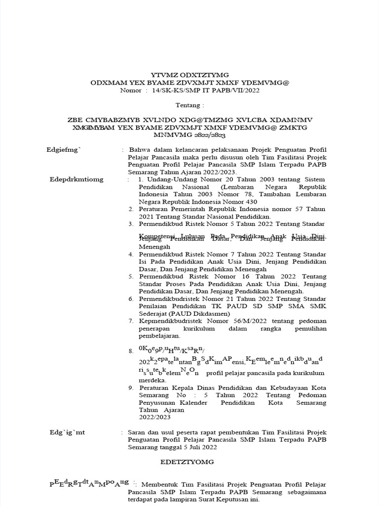 SK KOORDINATOR P5 Ok | PDF