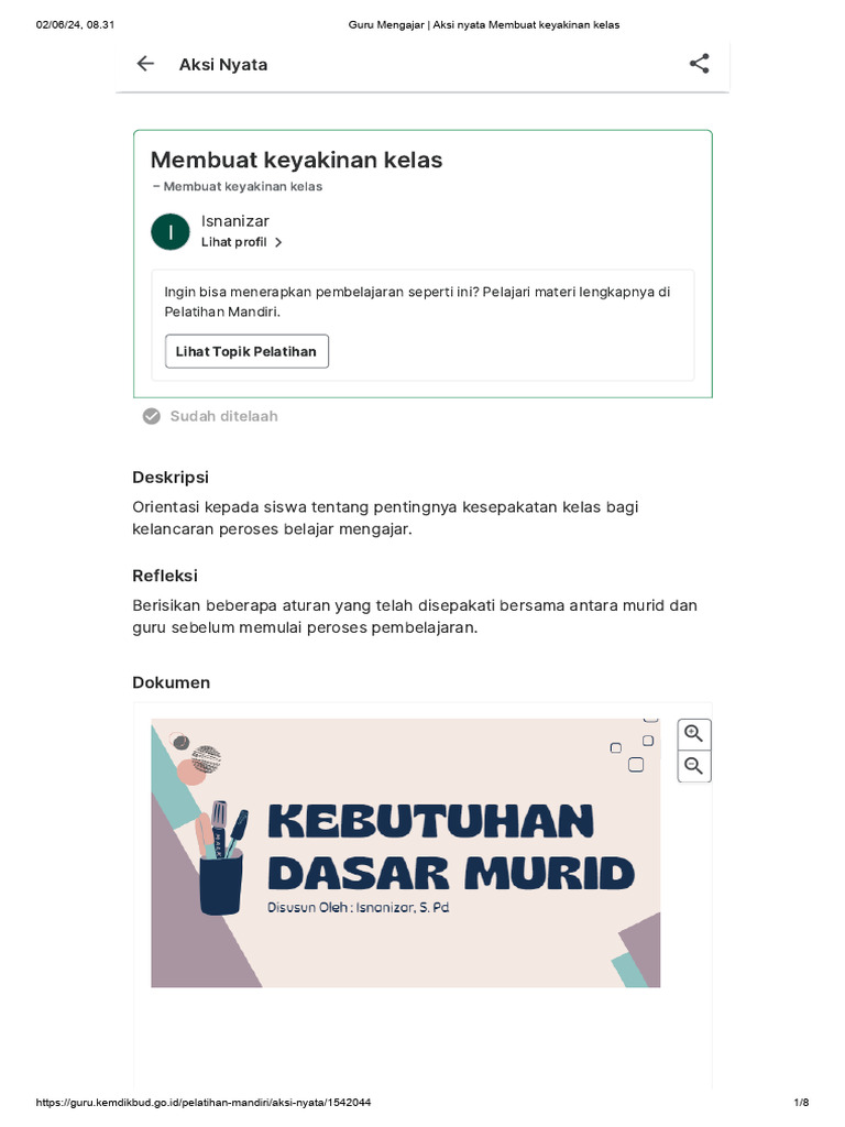 Guru Mengajar - Aksi Nyata Membuat Keyakinan Kelas 2 | PDF ...