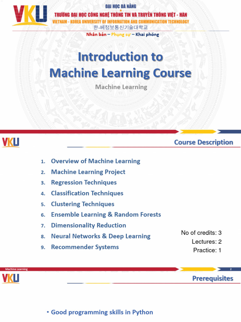 Introduction to Machine Learning Course | PDF | Machine Learning ...