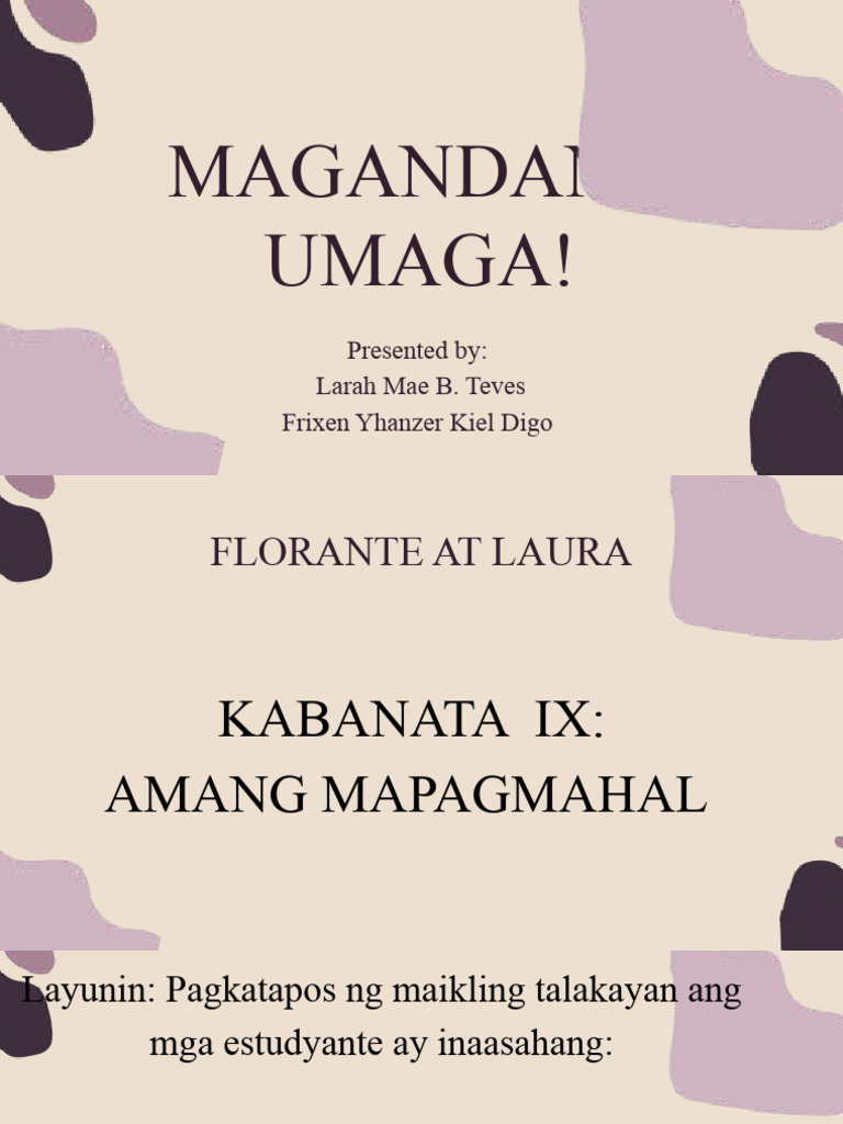 Kabanata 9 Amang Mapagmahal | PDF