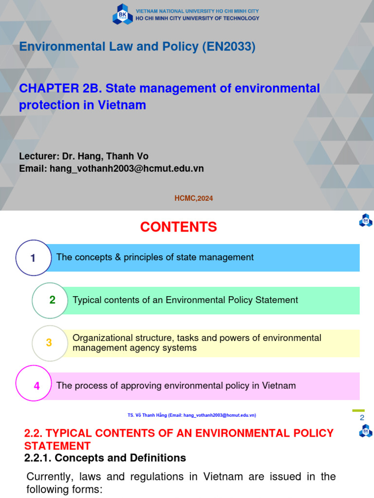 Vietnam Environmental Protection Management | PDF | Environmental ...