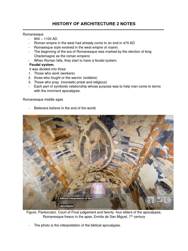 History of Architecture 2 Notes | PDF | Vault (Architecture) | Gothic ...