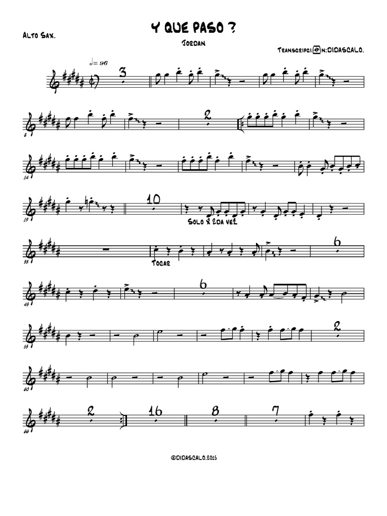 Finale 2009 - (Y Q PASO - Alto Sax | PDF
