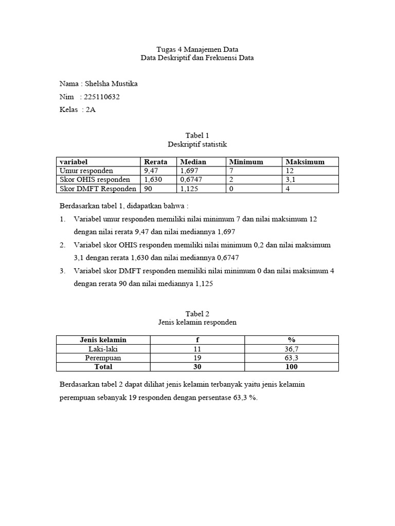 Tugas 4 Manajemen Data | PDF