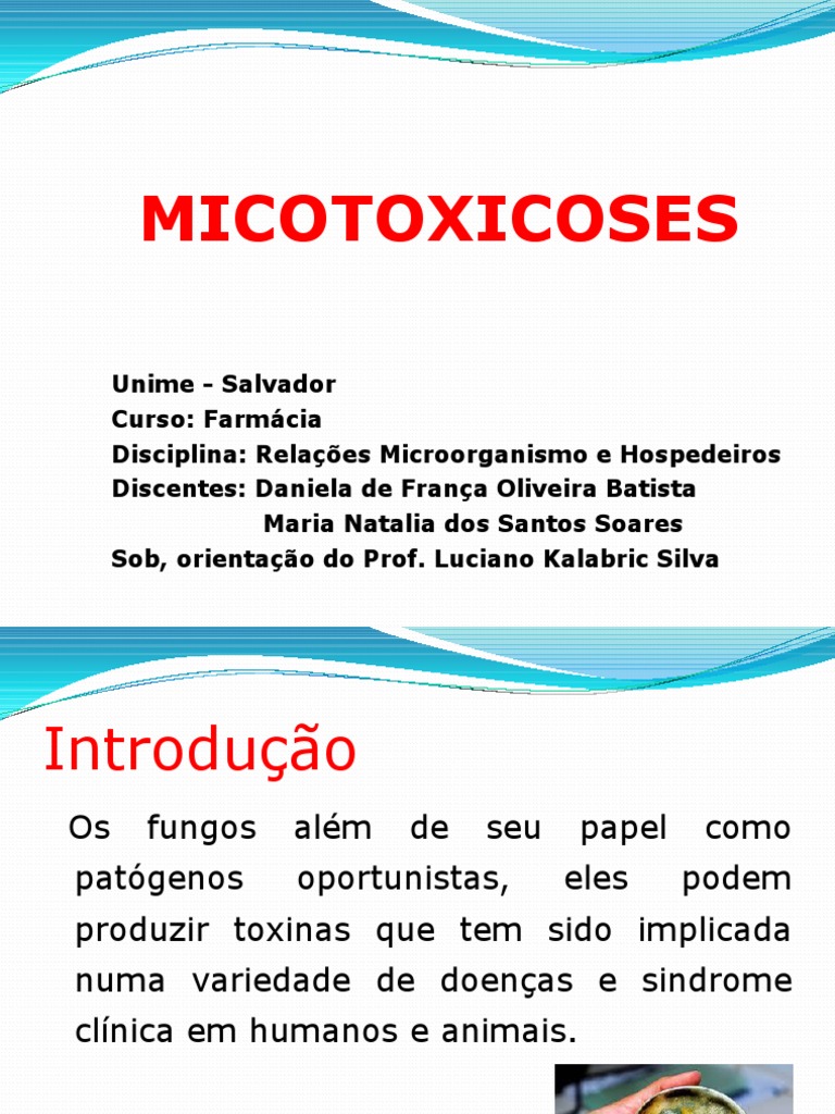 Seminario de Micotoxicose | PDF | Biologia | Especialidades médicas