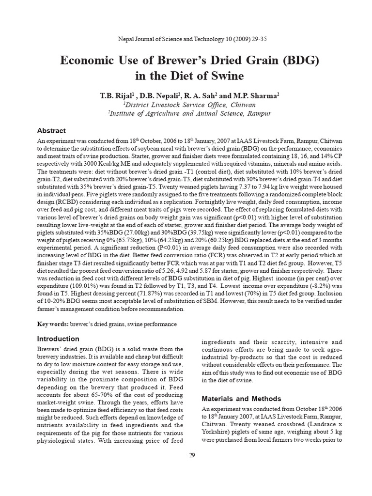 2503 | PDF | Pig | Diet (Nutrition)