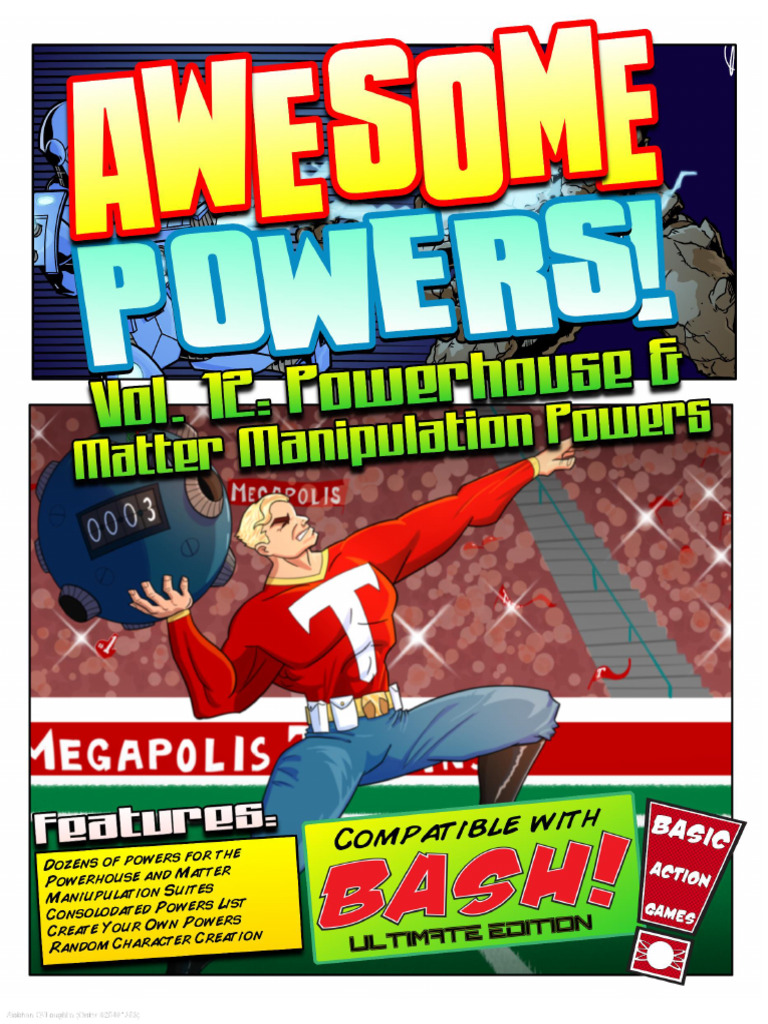 Awesome Powers Vol. 12 Powerhouse and Matter Manipulation Powers | PDF ...