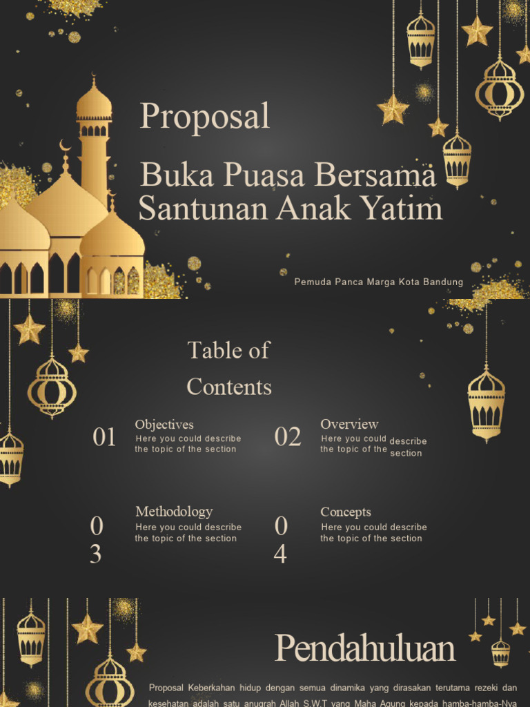 Proposal for Ramadan Charity Event | PDF | Reserved Word | Software ...