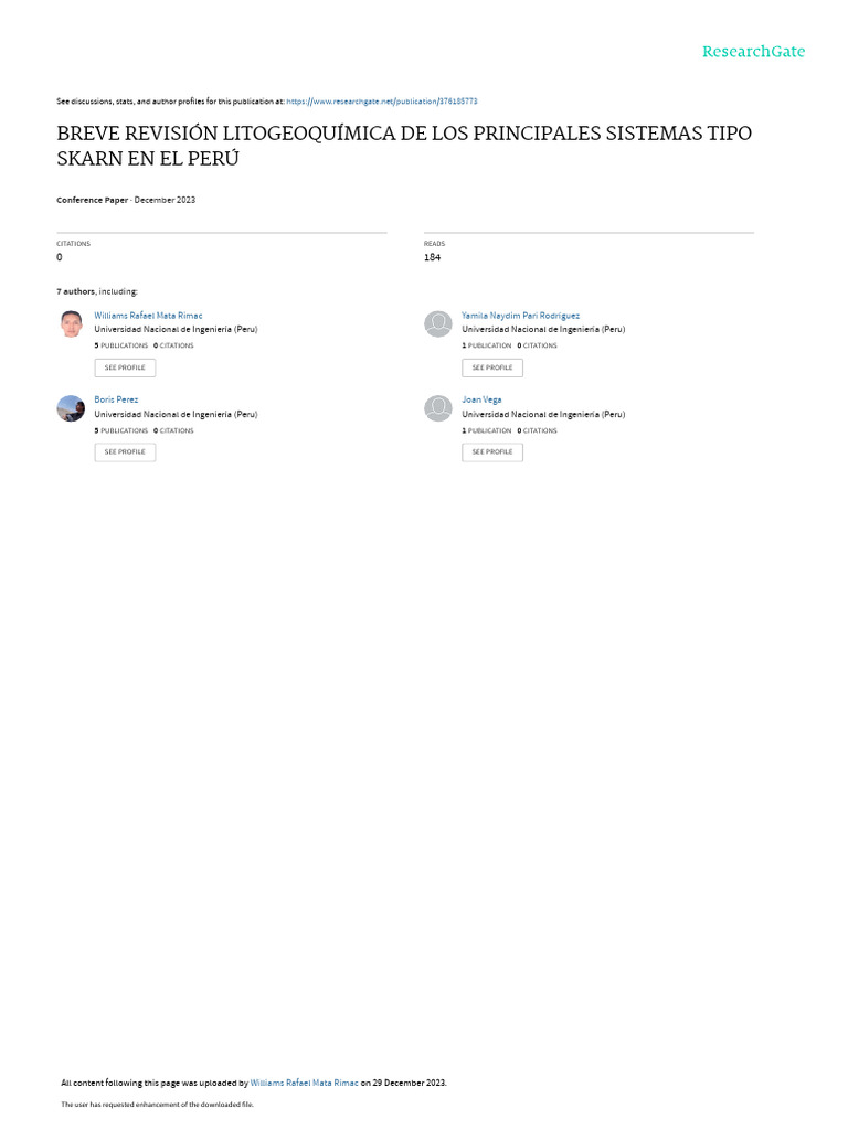 MataW - Etal.2023 CPG | PDF | Geología | Petrología