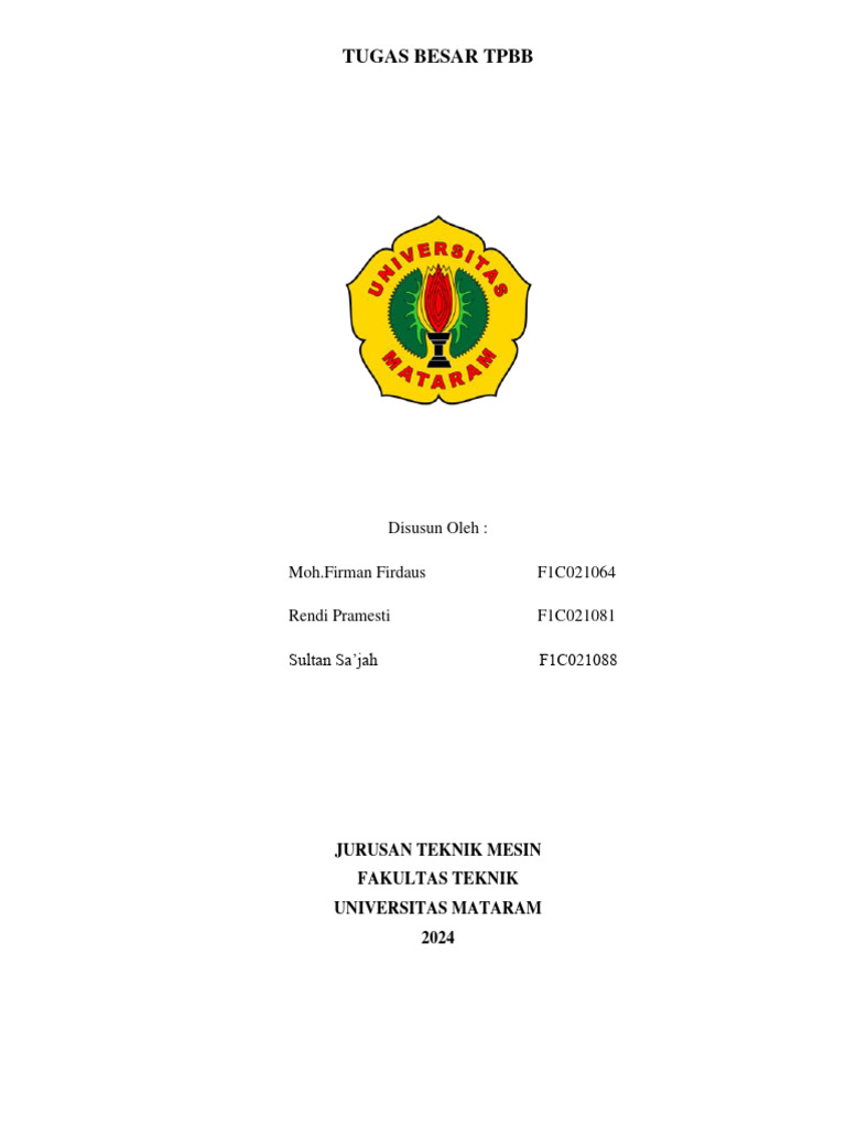Fix Tugas Besar TPBB | PDF