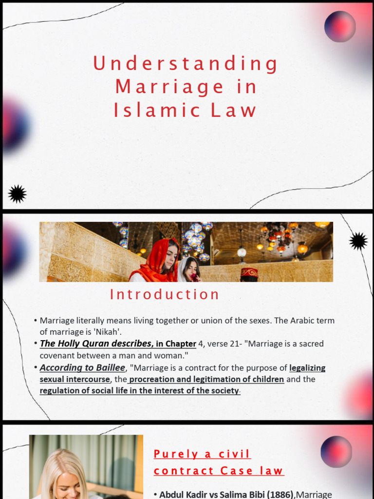 Islamic Marriage Law Explained | PDF | Marriage | Social Institutions