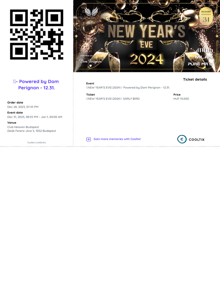 Budapest NYE Party 2024 | PDF