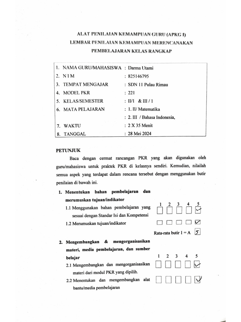 Apkg PKR Darma | PDF
