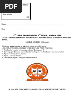 2024 Bece Rme Sample Questions From Waec | PDF