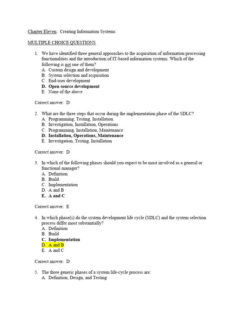 Information Systems Development Overview | PDF | Software Development ...