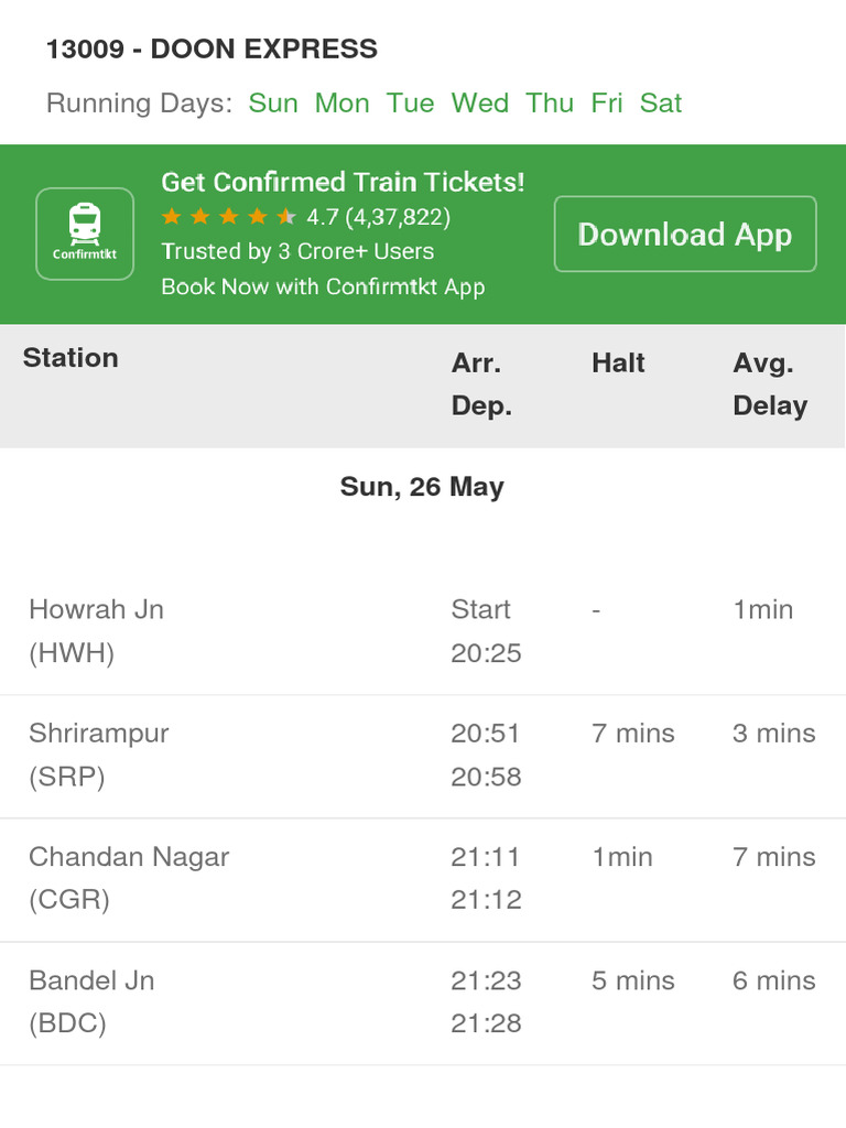 Confirmtkt 13009 17157079782931715707978294 | PDF