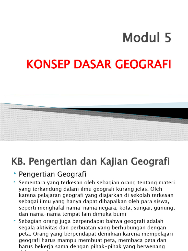 PPT. Modul 5. Konsep Dasar IPS | PDF
