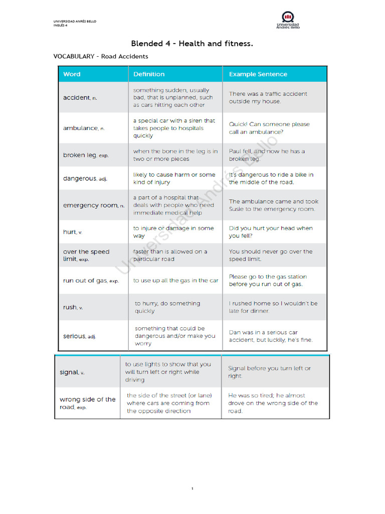 B4 - U8 - Health and Fitness | PDF