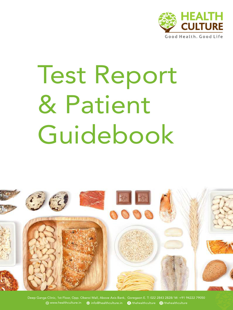 Test-Report-Patient-Guidebook-Food-Intolerance | Download Free PDF ...