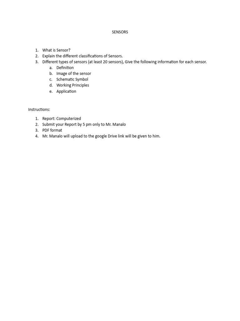 Sensors | PDF