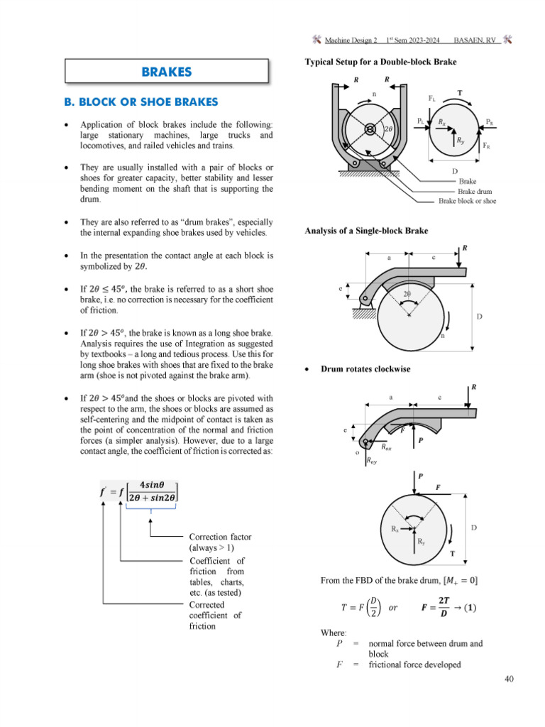 MD2 05 Block Brakes | PDF