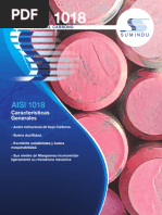 AISI 1018: Acero al Carbono Bajo Ductilidad | PDF | Acero | Soldadura