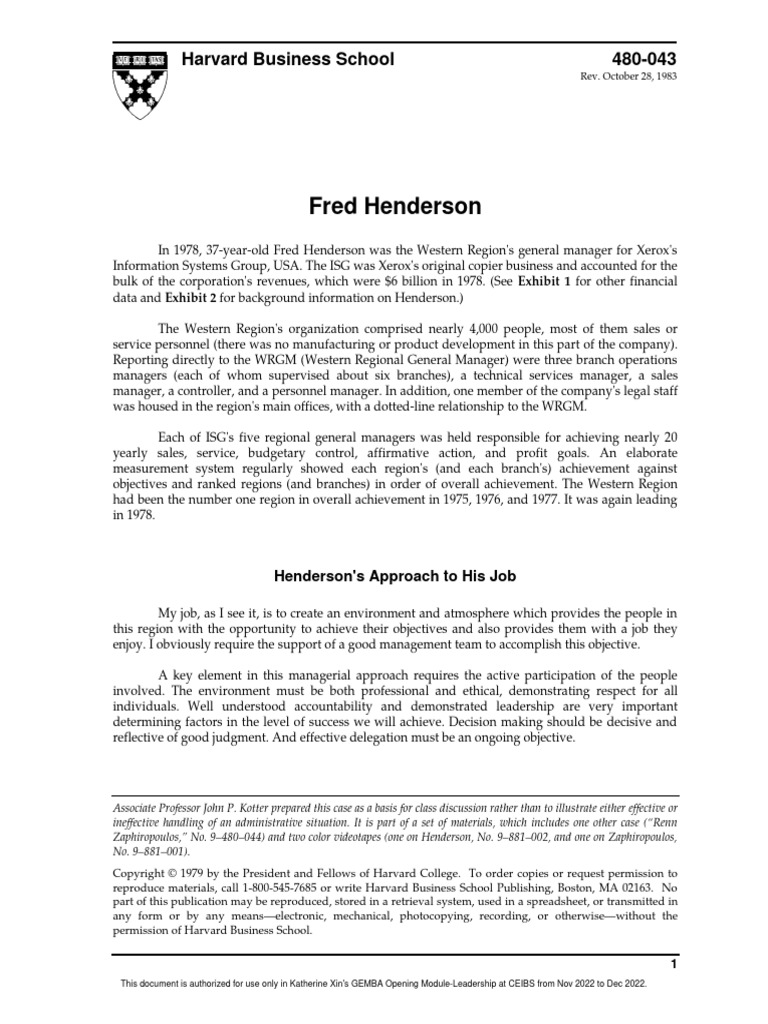 Case_1._Fred_Henderson | Download Free PDF | Income | Net Income
