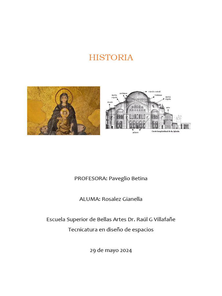 Bizantino - Rosalez | PDF | Diseño arquitectonico | Arquitectura