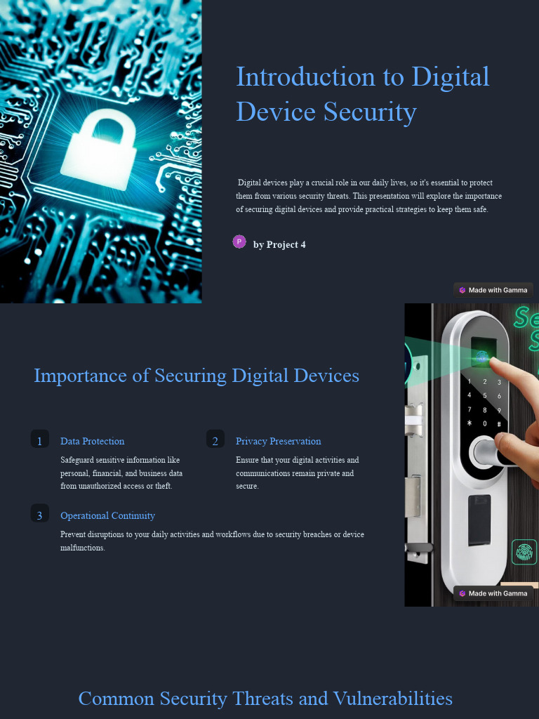 Introduction To Digital Device Security | PDF | Computer Security ...