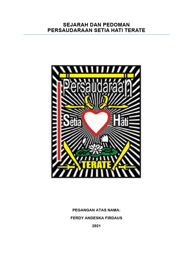 Sejarah Dan Pedoman (PSHT) | PDF | Gaya Hidup