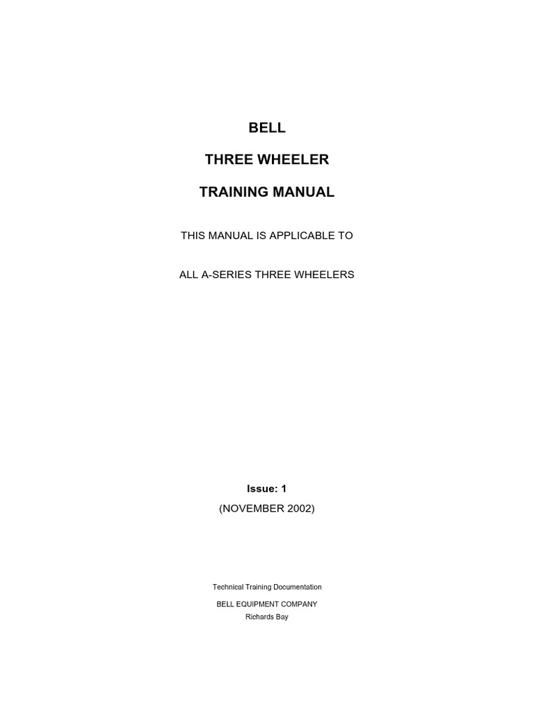 A Series Manual - Book 1 | Download Free PDF | Fuel Injection ...