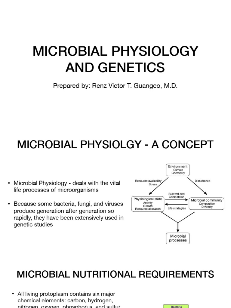 08 - Microbial Physiology & Genetics | PDF | Enzyme | Cellular Respiration