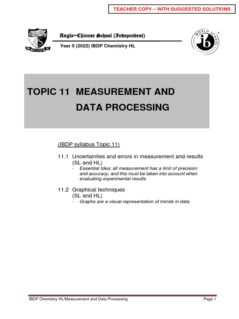 Correct Units for Gas Constant R | PDF | Significant Figures | Accuracy ...