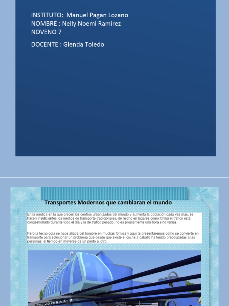 Innovaciones en Transporte Moderno | PDF | Transporte | Hyperloop