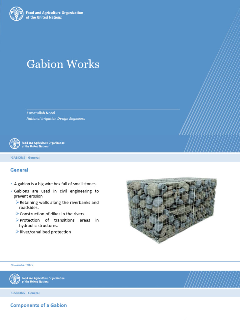 Gabion Works | PDF | Mattress | Wire
