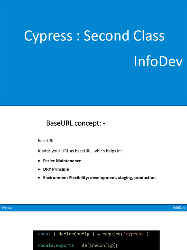 Cypress Second Class - Ranjan Dhakal | PDF | Computer Science | Software Development