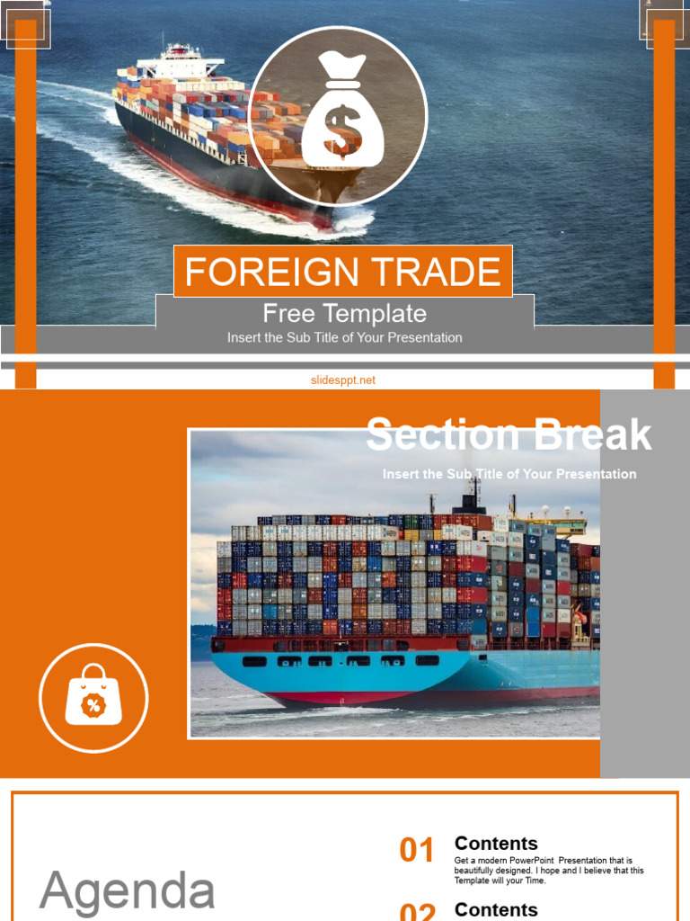 Foreign Trade Template | PDF | Microsoft Power Point | Page Layout